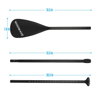 Chine Paddle à soupe gonflable en aluminium Woowave à 3 pièces, légère et réglable à vendre