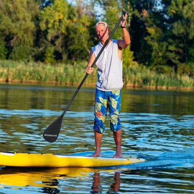 Chine Paddle à soupe gonflable en aluminium Woowave à 3 pièces, légère et réglable à vendre