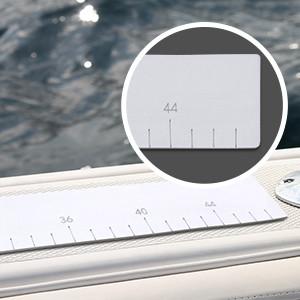 Κίνα Χειροκίνητο ψάρεμα WOOWAVE EVA Fish Ruler Foam Rolling Adhesive Fish Μετρώντας για τον ωκεανό προς πώληση
