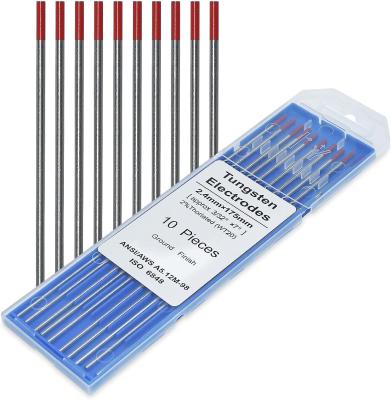 Cina Elettrodi di tungsteno per saldatura a 175 mm al 2% di lantano blu TIG per risultati di saldatura durevoli in vendita