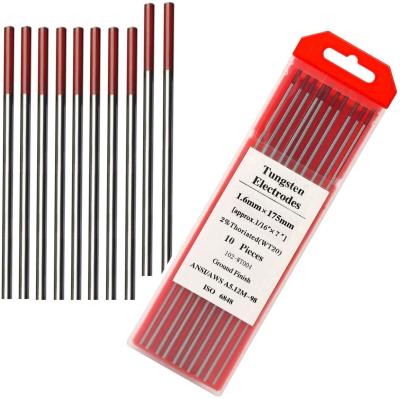 Cina Elettrodo di tungsteno 2% toriato 1/16'*7