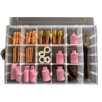 Cina Supporto personalizzato ODM TIG Gas Lens Collet Body 13N 796F 53N 45V Serie per WP-17 WP-18 WP-26 in vendita