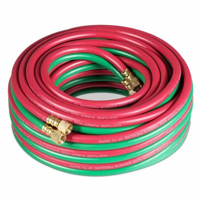 Cina NBR Oxygen Acetylene Hose 1/4 Inch B Fittings Twin Welding Hose per un'efficienza di 50 piedi in vendita