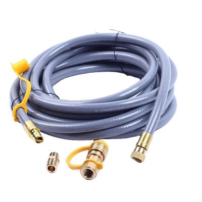 Cina 12 piedi bassa pressione gas di gomma naturale e gas di saldatura propano assemblaggio tubo di gas in vendita