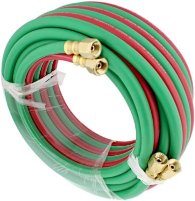Cina 25ft stampaggio doppio tubo di saldatura Oxy Acetylene taglio torcia tubi 1/4 pollice B accessori in vendita