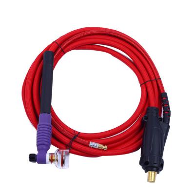 Cina Torcia di saldatura TIG raffreddata ad aria a tubo rosso di lunghezza 200 mm con connettore di accensione elettronica in vendita