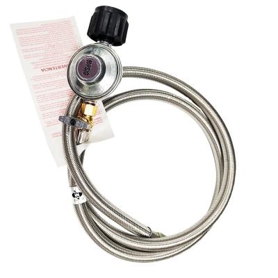 Cina Torcia di saldatura certificata regolatore del bruciatore di propano a bassa pressione in argento per riscaldatore a griglia a gas in vendita