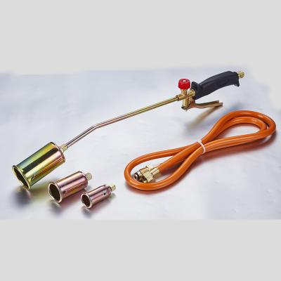 China 15 stuks gas dak torch LPG propaan verwarming torch onkruid brander kit met slang 3 messing sproeiers Te koop