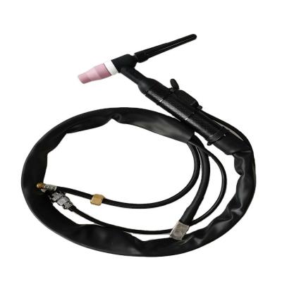 Cina Superiore WT-17 10-25EU Gas Argon Tig Torch Pistola di saldatura raffreddata ad aria per la saldatura dei metalli Nero Rosso in vendita