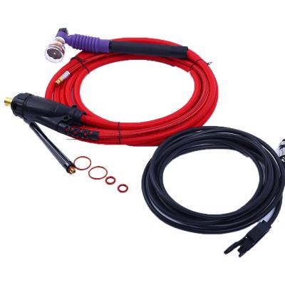Cina Industria di taglio Torce di saldatura TIG rosso e nero WT125F con prestazioni di coppe di vetro in vendita