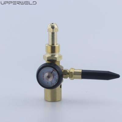 China Gasreduktor Helium-Latex-Füllballon-Inflator 0-3000 PSI mit Messgerät für CGA580-Tankventil zu verkaufen