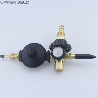 China Bequemer CGA-580 Tank kompatibel Mylar Ballon Füller Regulator Aufblaser mit Gauge zu verkaufen