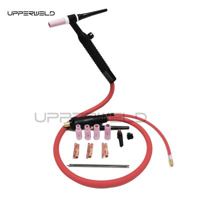 Cina Fuoco per saldatura ad aria raffreddata WP-26V-R 35-70EU Set di torce TIG a presa con controllo della valvola del gas in vendita