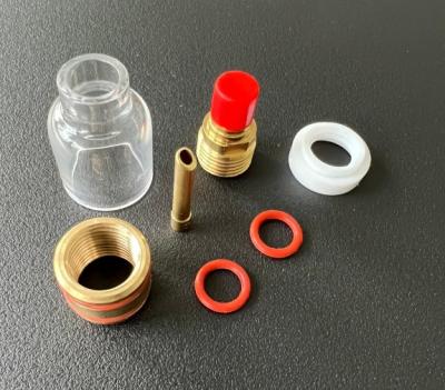 Cina 53GQ Adaptatore per lenti a gas Wedge Collet TIG Kit di consumabili di saldatura per una migliore copertura del gas in vendita