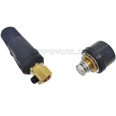 Cina Cable di saldatura di tipo euro con connettore rapido per saldatore 35-50 in vendita