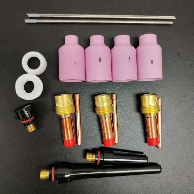 China Kit de bocal de cerâmica de 54N durável para acessórios essenciais da tocha de soldagem TIG WP17/18/26 à venda