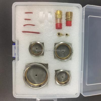 China Kit de acessórios da tocha de soldagem TIG para WP17/18/26 54NQCN Conjunto completo de consumíveis TIG à venda
