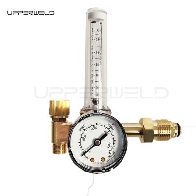 Cina Misuratore di flusso in rame pieno oro per regolatore di gas MIG TIG per argon/CO2 nell'industria della saldatura in vendita