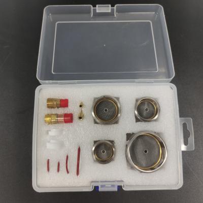 Cina 0.05kg 12-14-16-24 Lente a gas 54NQCN TIG Consumabili di saldatura Coppa di vetro per WP17 18 26 in vendita