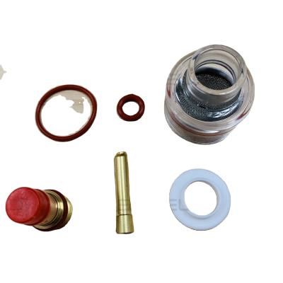 Cina WP-9/20/25 Serie Superiore TIG Saldatura Torcia Lenti a gas 10 Glass Pyre Cup Kit per grande Kit in vendita