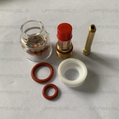 Cina Torcia di saldatura TIG Lenti a gas stubby 12 Coppa di vetro di Pyre Kit di ugello trasparente per WP-17/18/26 in vendita