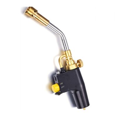 China Gepersonaliseerde CGA600 roestvrijstalen draad Trigger-Start Torch Head voor Propane Mapp Torch Te koop
