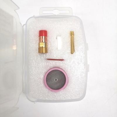 Cina WP17 18 26 Tig Consumabili Torcia Lenti a gas Cuneo Collezione Champagne ugello 53NACN Kit in vendita
