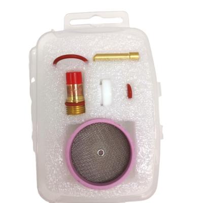 Cina Torcia di saldatura 53NACN WP9 20 Kit di ugelli in ceramica Lenti a gas Cuneo raccogliere per consumabili Tig in vendita