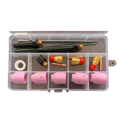 China Kit de bico cerâmico de coleta de lâmpadas de soldagem para consumíveis de soldagem de tig à venda