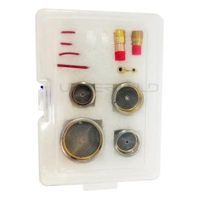 China Soldadura de precisão com UPPERWELD WP17/18/26 9/20 54NQCN 26 Kit e proteção de aço inoxidável à venda