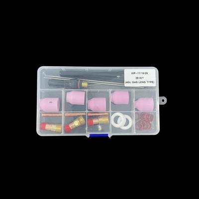 China Bereiken van perfecte TIG-sweiswerken met UPPERWELD 29PCS TIG-sweislampen accessoires en gaslenzen Te koop