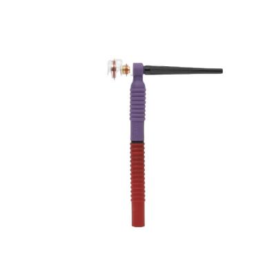 China Purple Copper Cubber en Plastic Boven WT125FL Flexible TIG Welding Torch Head Air Cooled Te koop