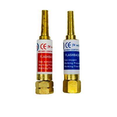 China 2600L/T 7000L/H Messing Koper Boven Las Flashback Arrestor voor zuurstof en acetyleen Te koop