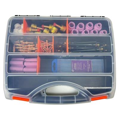 China TIG/MIG-sweisgereedschappen en -apparatuur opslagdoos met ontworpen bovenste hardwareorganisator Te koop