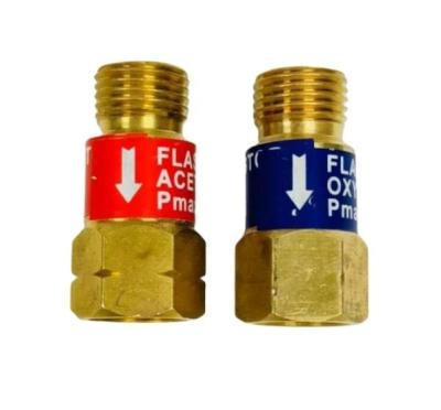 China Versatile zuurstof- en acetyleen flashback-arrestor voor verschillende lastoepassingen Te koop