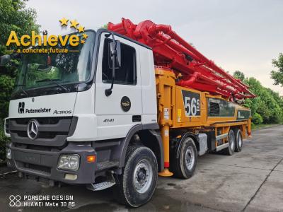 중국 인기 상품 중고 M56-5 4141 푸츠마이스터 트럭 탑재 콘크리트 펌프카 판매용