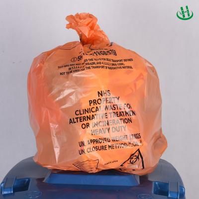 Directly 30 Gallon Medical Waste Trash Poly Bags with Security and Customized