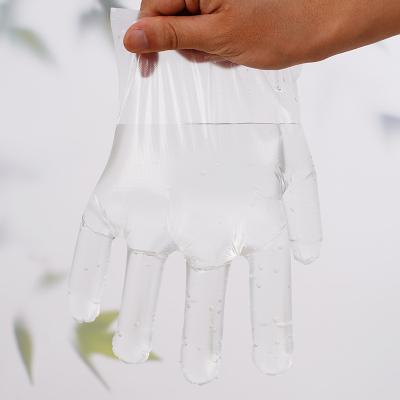 Transparent PE Plastic Disposable Household Catering Gloves for Thick Winter