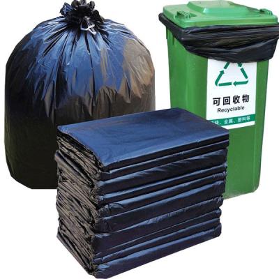 Cina Dimensioni personalizzate Piegato individualmente HDPE Plastico Pulizzatore Imballaggio Sacchetto della spazzatura in vendita