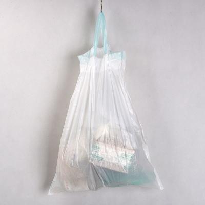 China Saco de lixo pesado com fita de plástico à venda