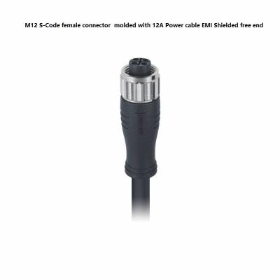 Cina Applicazioni libere di CA di EMI Shielded Connector For dell'estremità del fermaglio di codice M12 di S in vendita
