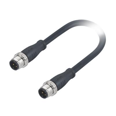 Cina 3 maschio di codice di Pin Unshielded Sensor Actuator Cable M12 A al connettore circolare maschio in vendita