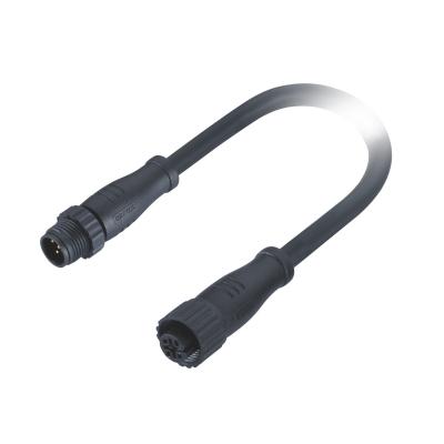 Cina Un maschio di codice M12 5 Pin Cable 4A 60V a cavo Unshielded femminile in vendita