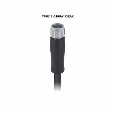 Cina Codice circolare 3 Pin Connector Soldering Termination della femmina A di PUR M8 in vendita