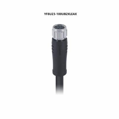 Cina L'azionatore di sensore femminile M8 cabla 3 il connettore diritto di Pin Shielded 3A in vendita