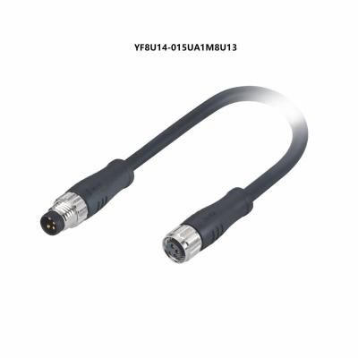 Cina IP67 maschio del cavo del sensore dell'azionatore M8 al Pin 1.5M del fermaglio 4 in vendita