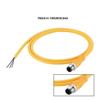 Cina Un Pin codificato dell'azionatore di sensore del cavo del connettore del maschio M12 10m PUR 04 in vendita