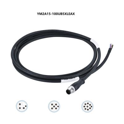 Cina Azionatore 10m PUR 60V Unshielded di M12 05 Pin Male Connector Cable Sensor in vendita