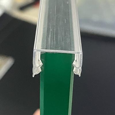 Chine La Co a expulsé la bande en verre de porte du calfeutrer 10mm de PVC imperméable à vendre