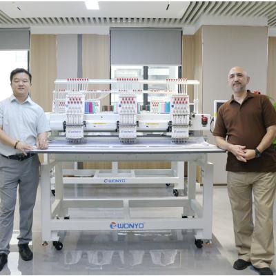 China Industrial 3Head Computerized and Magnetic Embroidery Machine for Caps and T Shirts; Bags for sale